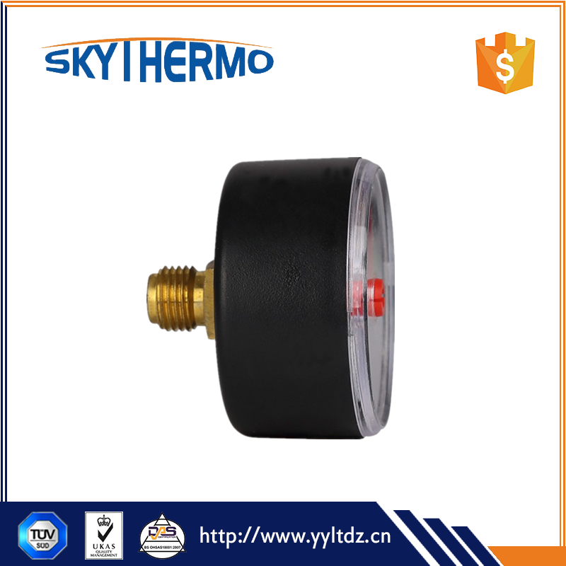 Plastic Back Type Dial Manometer Differential Bourdon Tube Pressure ...