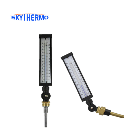 Capillary Thermometer, Bimetal Thermometer, V-shaped Glass Thermometer ...